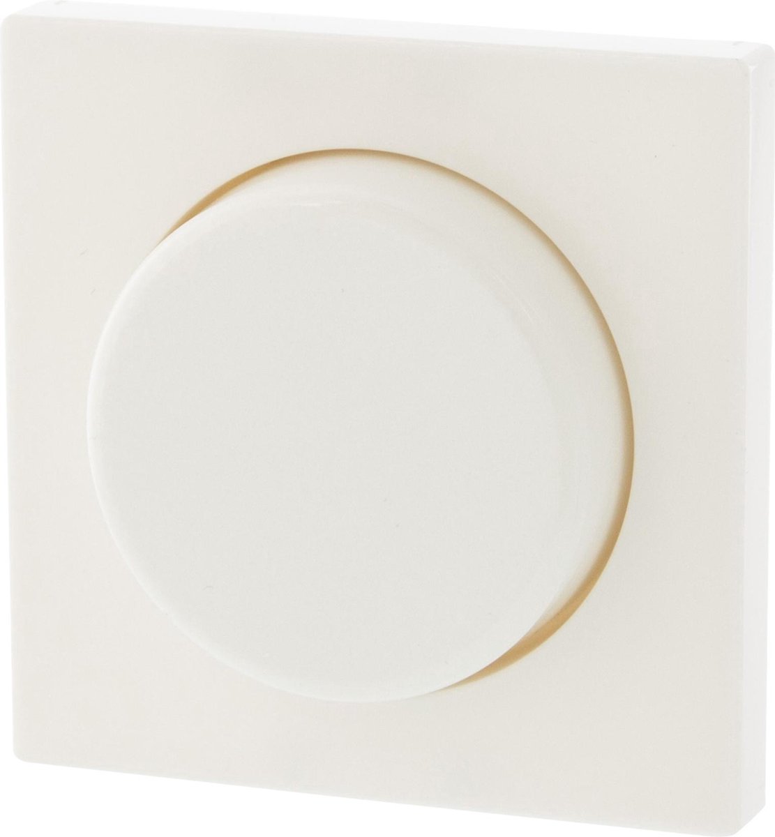 Jung AS500 Centraalplaat Inbouw Met Knop Voor Dimmer Polarwit | bol