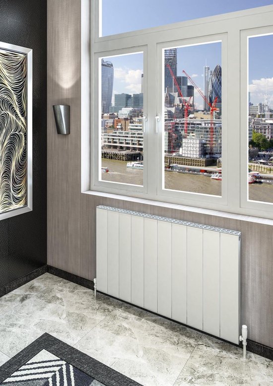 Eastbrook - Vesima Aluminium Radiator Mat Wit 600x1203MM | bol.com