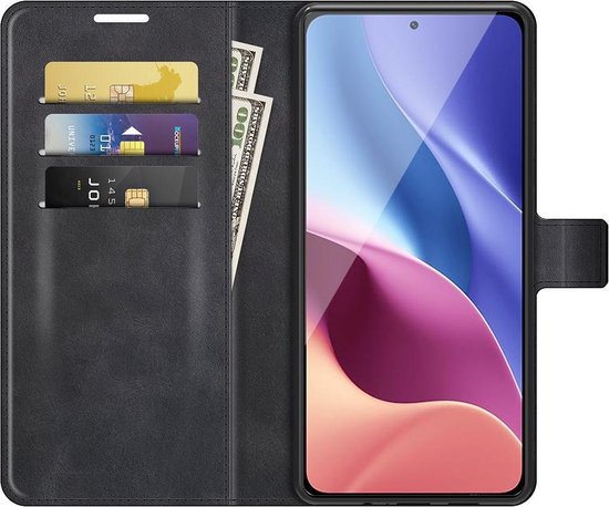 Deluxe Book Case - Xiaomi Poco F3 Hoesje - Zwart | bol.com
