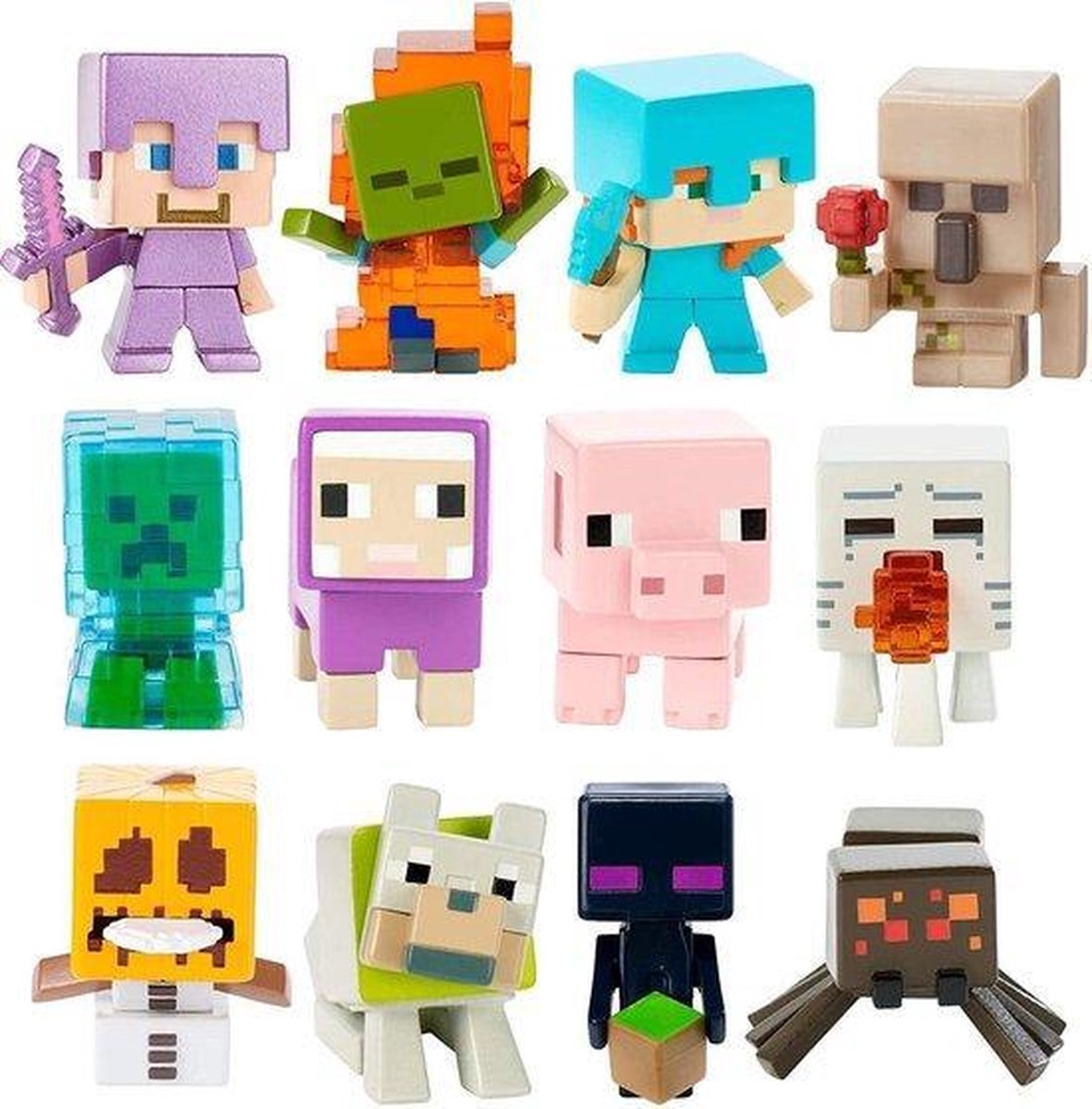 Mattel Minecraft Mini-figures Blind Box Jongens Per Stuk | bol.com