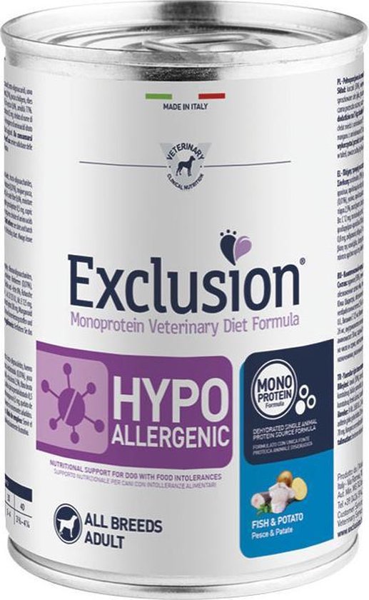 Exclusion Diet Formula Hypoallergenic Fish And Potato | 400 | bol