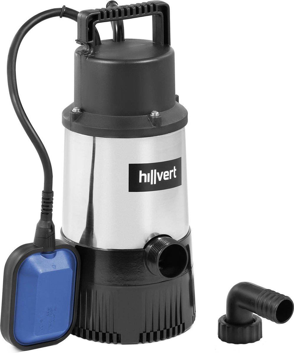 hillvert Dompelpomp - 5,5 m³/h - 7 m - 800 W - Vlotterschakelaar | bol.com
