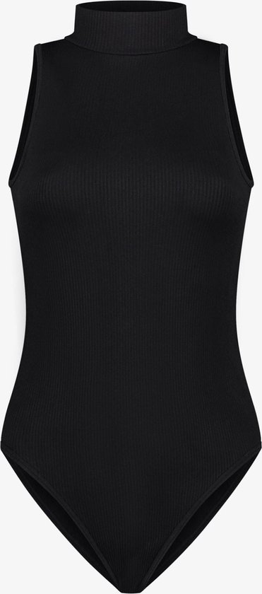 Premium Seamless Rib Bodysuit Elegant - Zwart - Bodysuit dames ...