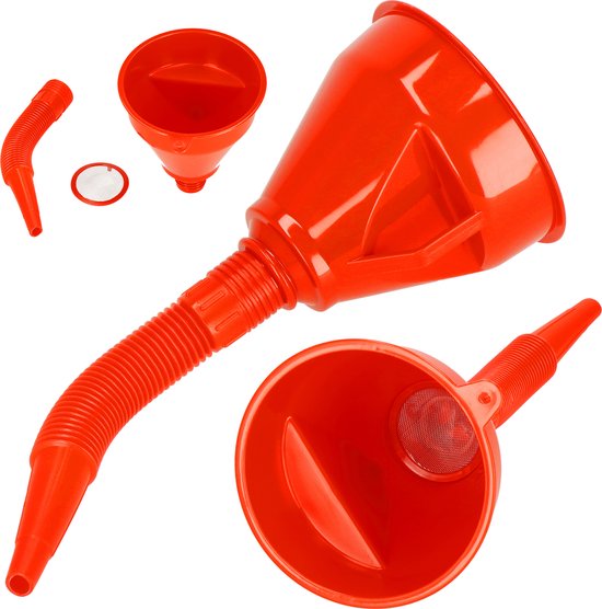 Springos Trechter - Trechter Met Zeef - Rood | bol