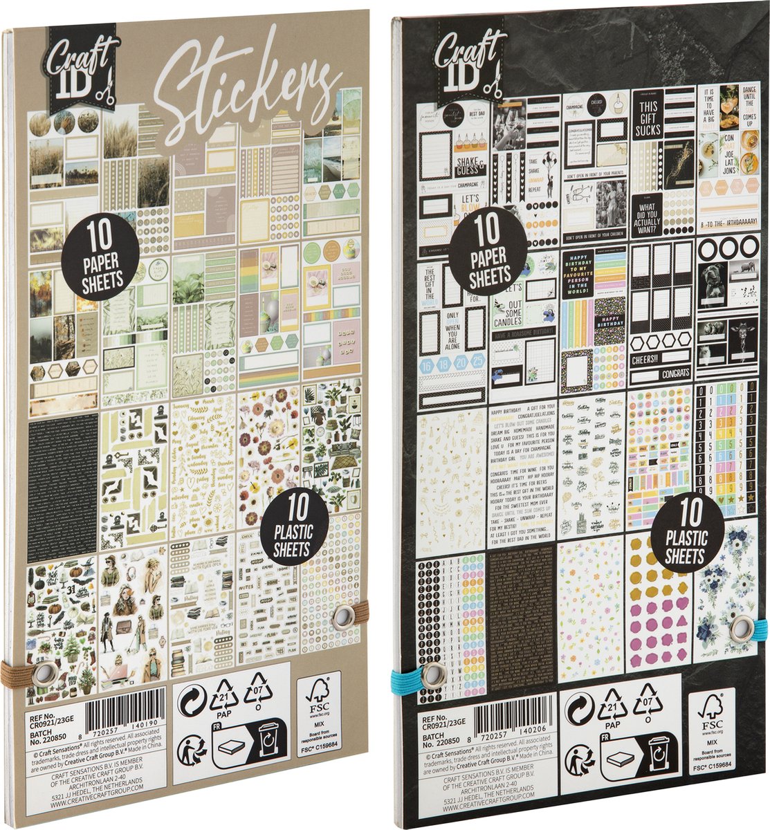 1000+ stickers - 40 stickervellen Voor Kinderen en volwassenen | Papier ...