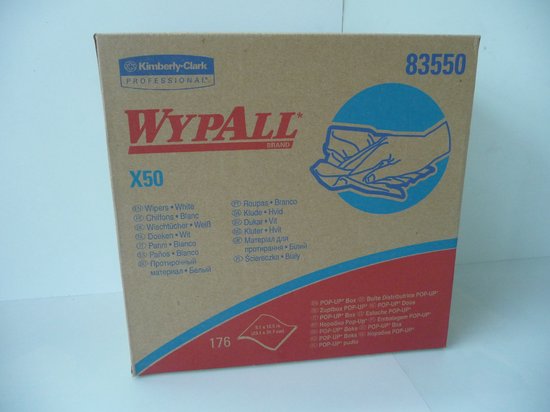 Kimberly Clark X50 wypall poetsdoek in dispensorbox | bol.com