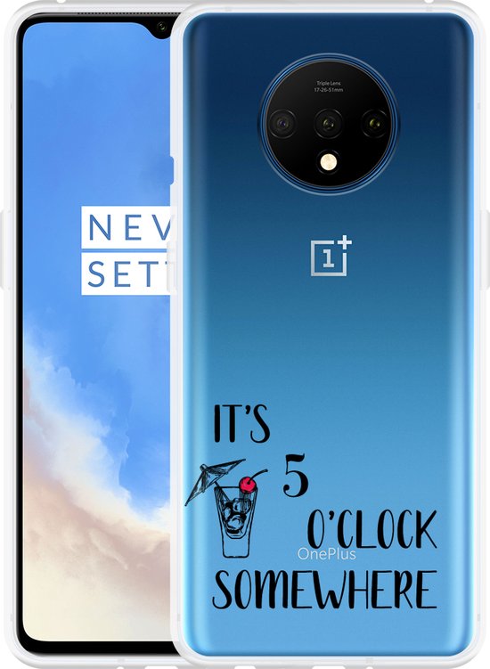 OnePlus 7T Hoesje 5 O'Clock Somewhere - Designed by Cazy | bol
