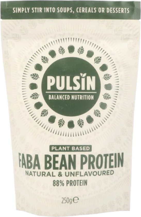 Pulsin | Protein Powder | Faba Bean | 1 x 250 gram | bol