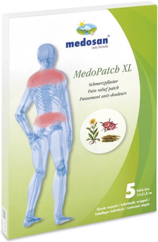 Medosan Pijnpleister XL MedoPatch, 5 stuks | bol