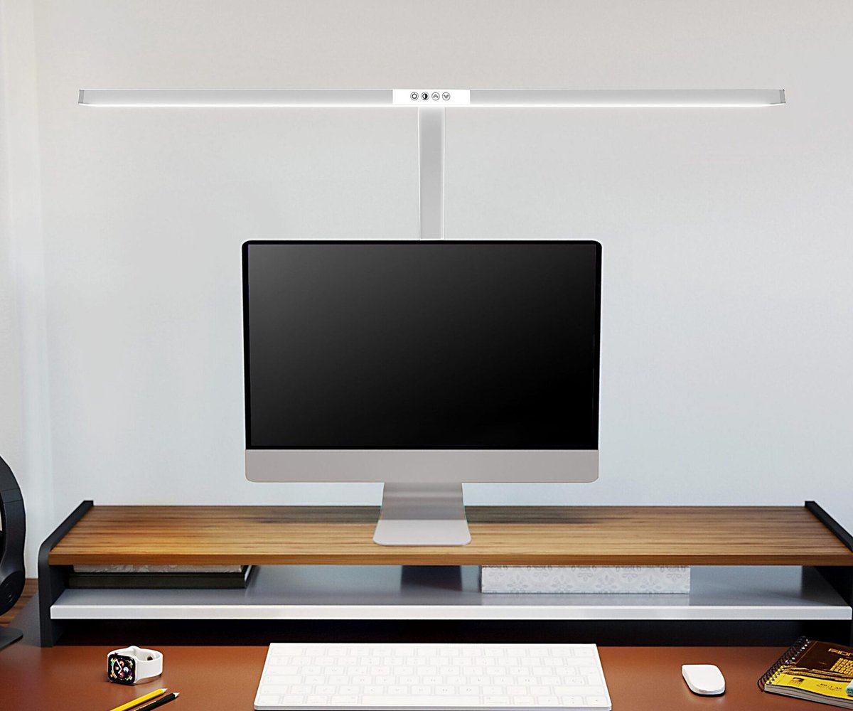 Bureaulamp Dimbaar LED met Klem - Daglichtlamp Klemlamp - Thuiswerkplek ...