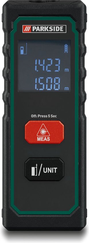 Parkside Laserafstandsmeter 20 m - Nauwkeurig meten met ...