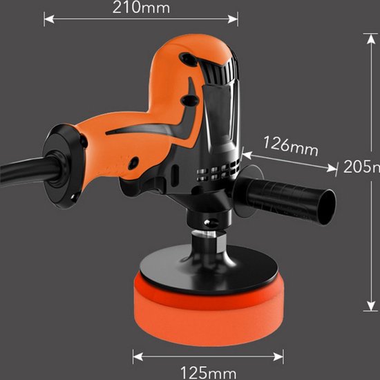 Bolture Poetsmachine - Polijstmachine Auto 6 Standen - Poliermachine 22 ...