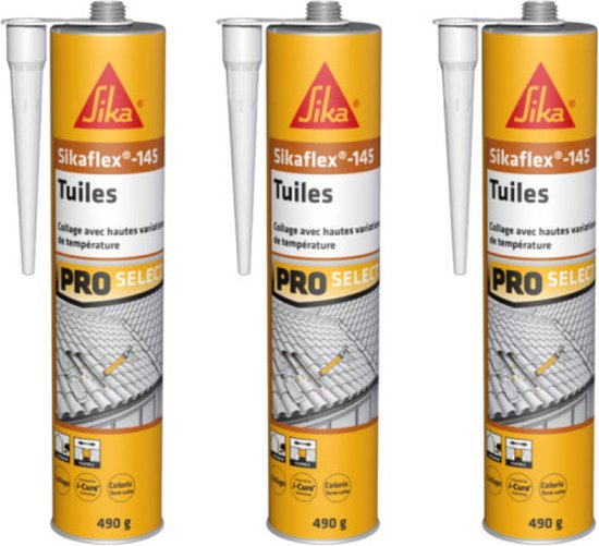 Set van 3 SIKA flexibele tegellijmen Sikaflex 145 - 490g | bol.com