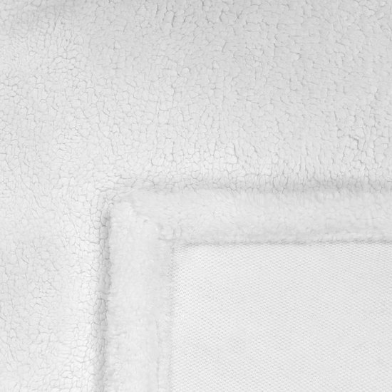 MIRGE - Plaid - Wit - 125 x 150 cm - Polyester | bol