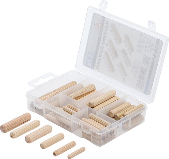 BGS Assortiment deuvels Ø 5 - 10 mm 53 delig | bol