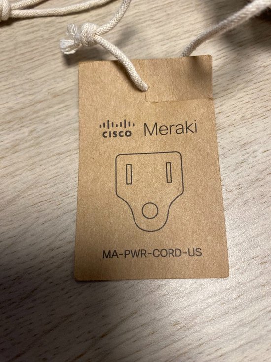 Cisco Meraki AC Stroomdraad voor MX and MS (US Plug) | bol