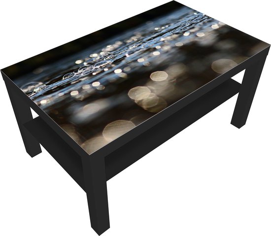 Table Designglas en Glas - Verre - Table d'Appoint Salon - Table Basse ...