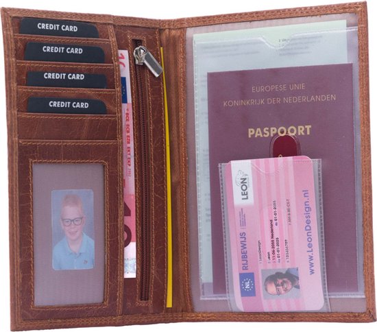 Autopapieren mapje - Leer - A5 map - Autopapieren hoes - Cadeau voor ...