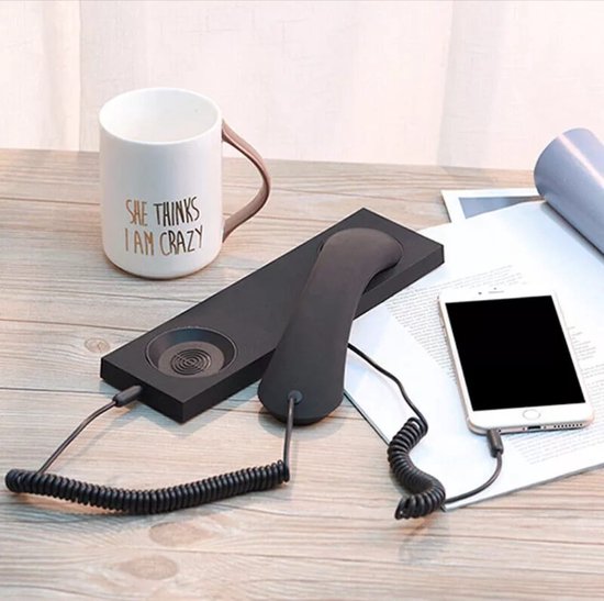 Telefoonhoorn Mode Retro Classic Telefoon handset headset 3.5mm ...