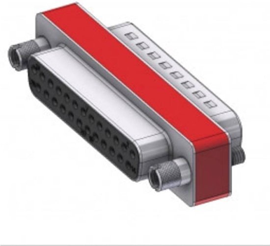 Deltron Connectors D-sub adapter D-sub bus 25-polig - D-sub stekker 25 ...