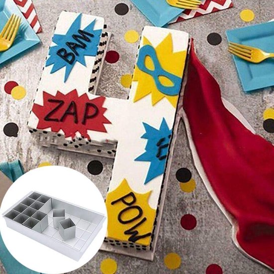 Antiaanbaklaag, verstelbaar, doe-het-zelf bakken, aluminium bakvormen ...