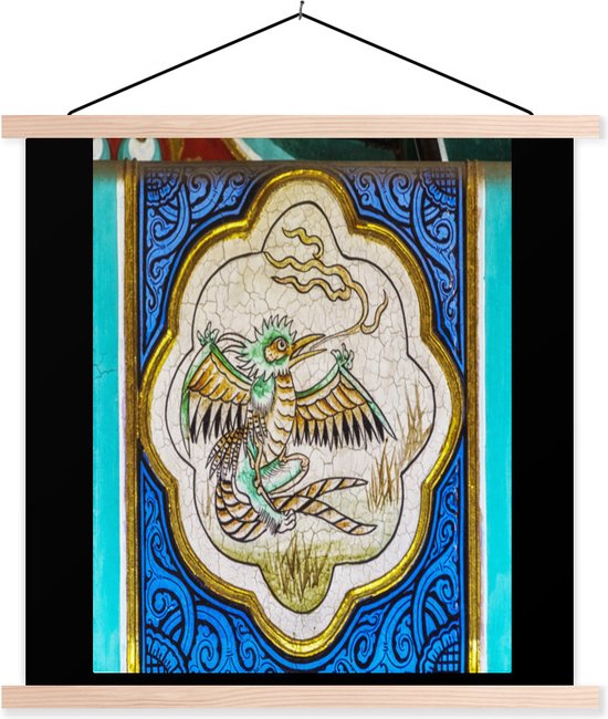 Posterhanger incl. Poster - Schoolplaat - Symbool van een feniks op een ...