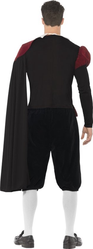 Smiffys Kostuum -M- Deluxe Tudor Lord Zwart | bol.com