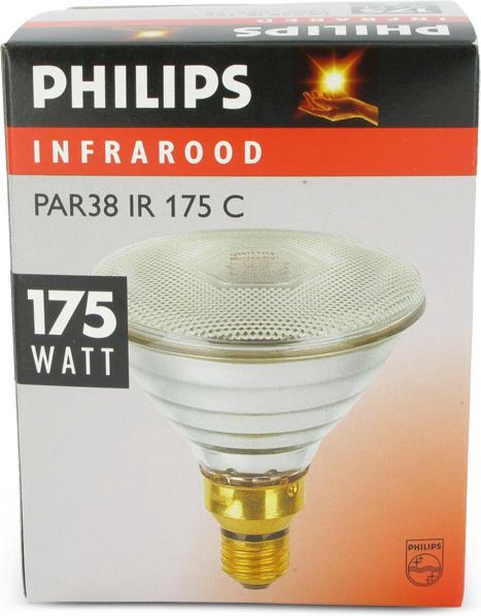 Philips - Warmtelamp E 175w Wit Energiebesparend | bol