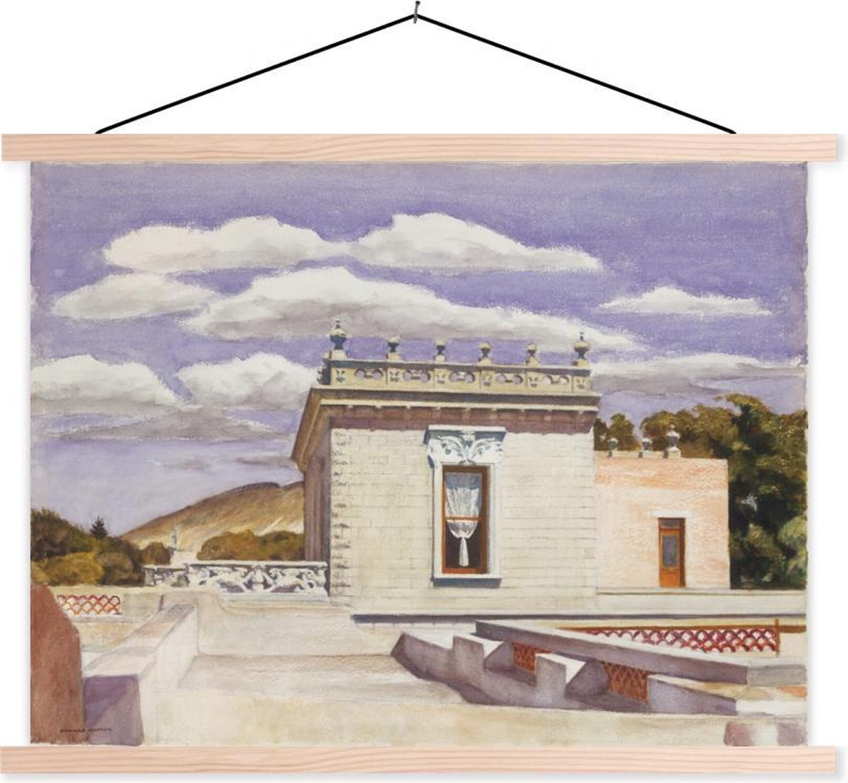 Affiche scolaire - Saltillo Mansion - Edward Hopper - 120x90 cm ...