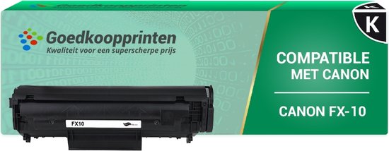Canon FX-10 toner cartridge Zwart (2.500 afdrukken) - Huismerk | bol