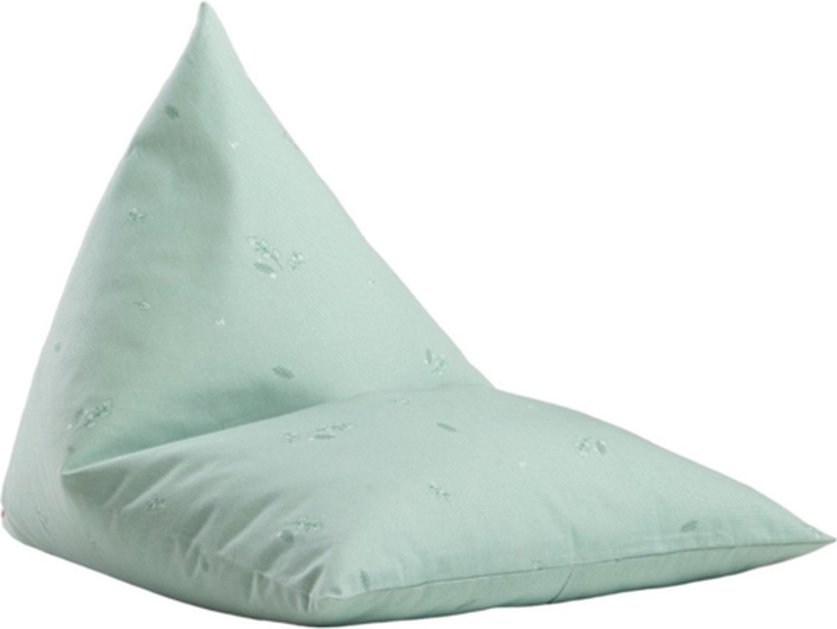 Kinder Zitzak Beanbag Kinderkamer Minty green Wigiwama - Zitzak Kind ...