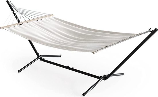 Hangmat MET Standaard - Zinaps Hangmat Frame met Frame 350 cm Wit ...