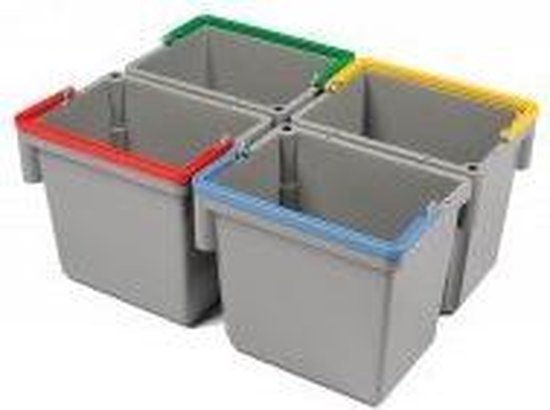 Numatic Grijze zwenk-emmer 5 liter met gele hendel | bol