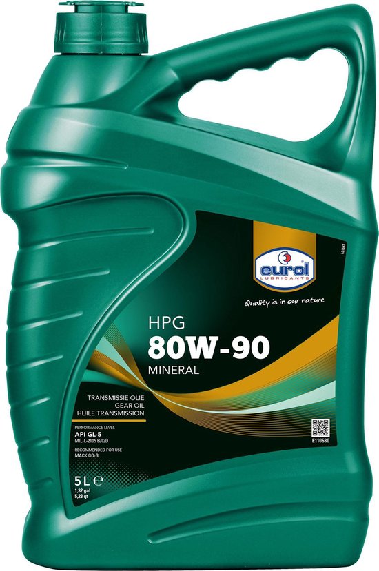 Eurol HPG SAE 80W90 GL5 5L | bol.com