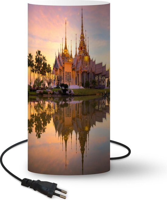 Lampe art asiatique - Un beau temple en reflet au crépuscule Lampe ...