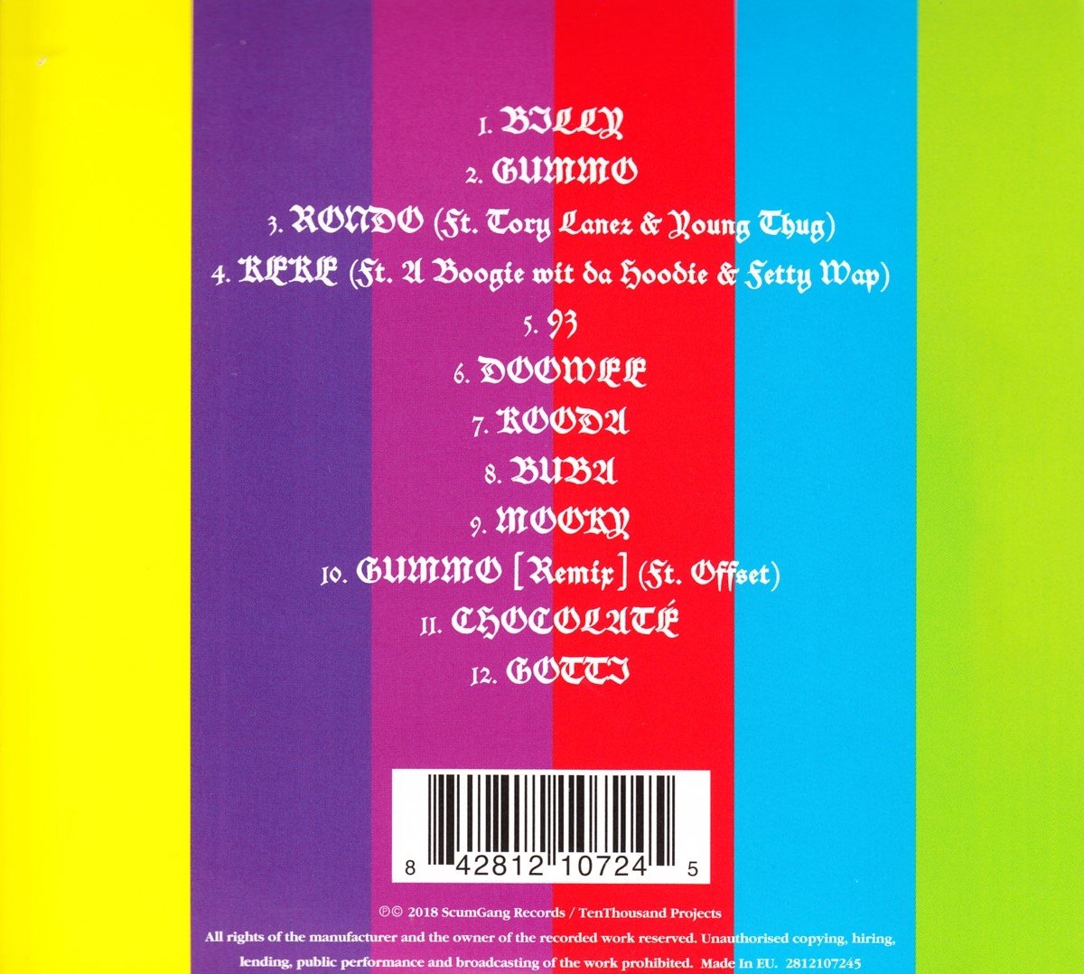 6ix9ine - Graduation Day (CD), 6ix9ine | CD (album) | Muziek | bol.com
