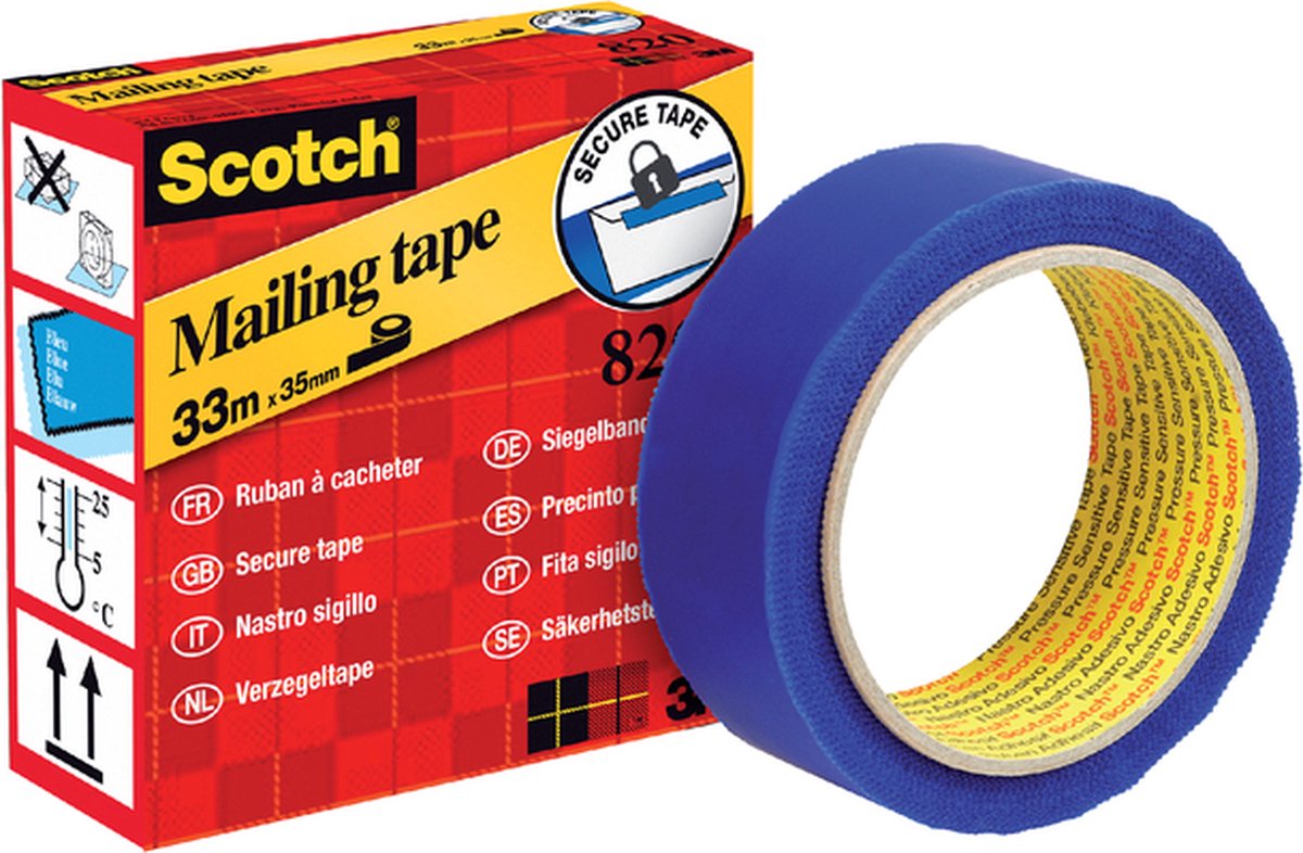 Plakband Scotch 820 35mmx33m verzegeltape | bol.com