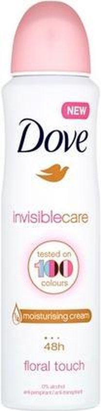Dove - Antiperspirant Spray Invisible Care Floral Touch 150 ml | bol.com