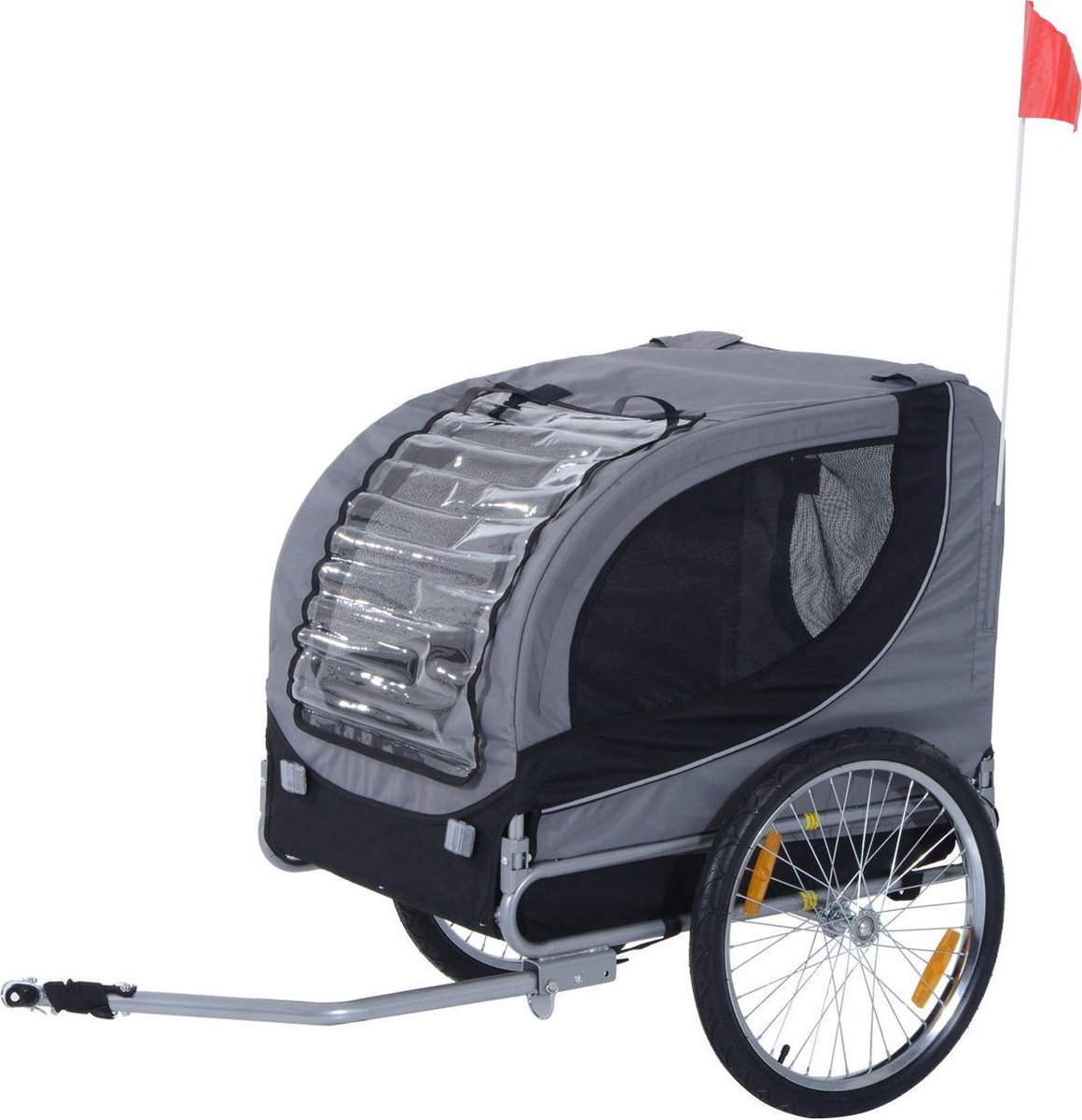 Paws Hondenkar fietskar met regenhoes en luchtbanden | bol.com