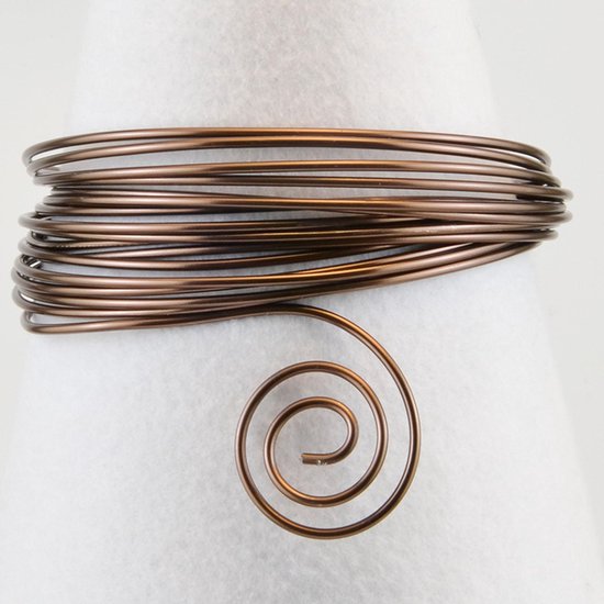 Vaessen Creative Aluminium Draad - 3mm - 3m - Chocolade | bol.com