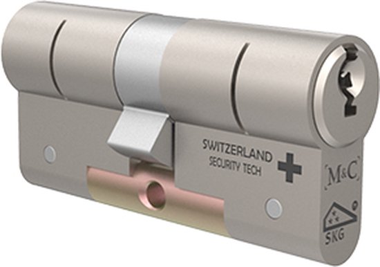 M&C Matrix Cilinderslot - 32x32 mm deurslot - Zwart - Met 3 sleutels ...