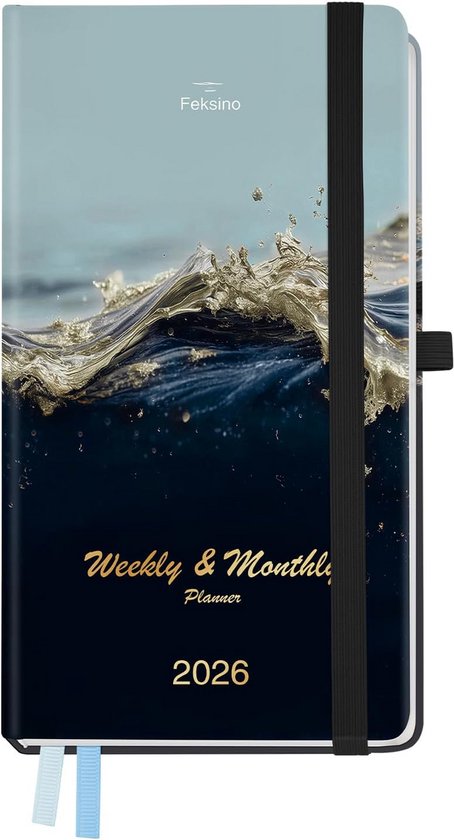 Weekkalender 2026 - Stabiele Hardcover Agenda Formaat A6 - Zakelijk en ...