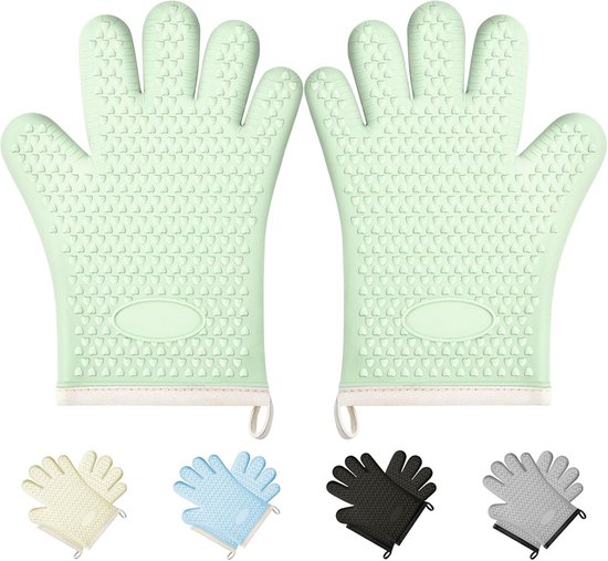 Silicone Oven Wanten Met Vingers Hittebestendig tot 450°C Waterdicht en ...