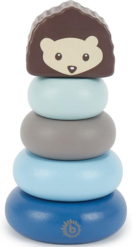 Houten Stapeltoren met Egel voor Baby's en Peuters vanaf 1 Jaar ...