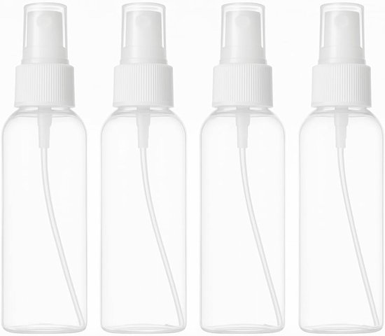 Lege spuitflessen set van 4, 20 ml - Herbruikbaar en navulbaar voor ...