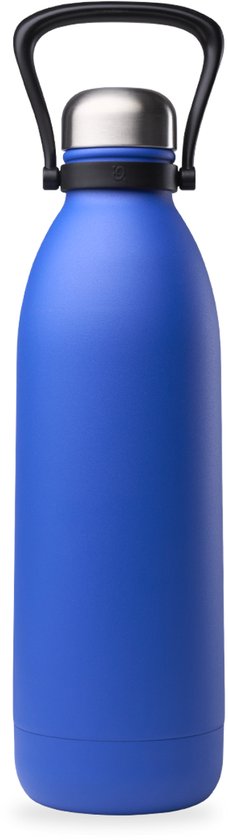 Qwetch - Isothermische fles - Titan Matt Blauw Majorelle- 1,5L | bol