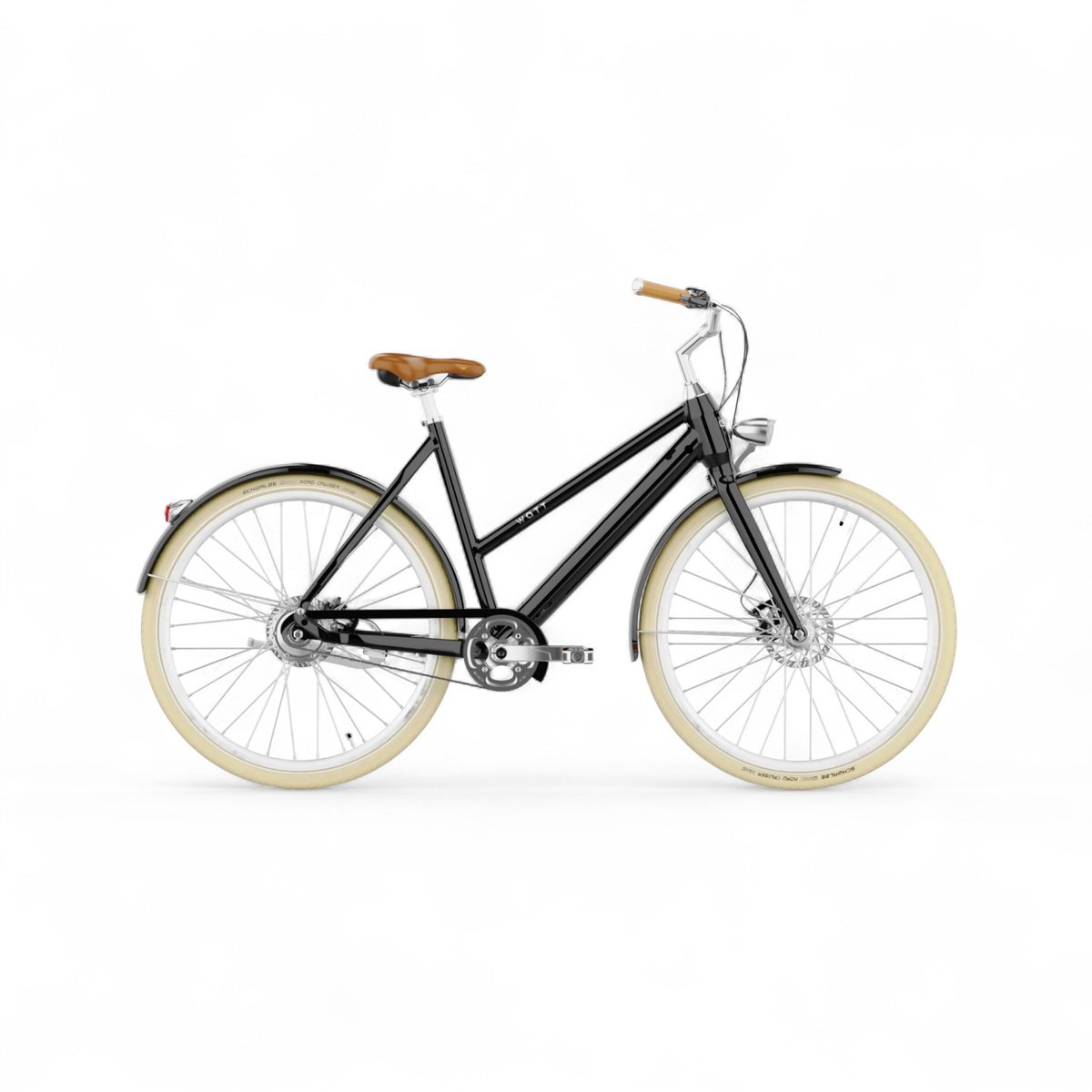 Watt E-bike Dublin ST Medium 50 cm – Elektrische Fiets – Zwart – 28 inch – 250W – 36V ...