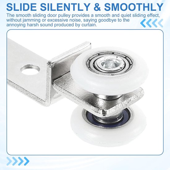 4pcs 20mm Pulley - Metal Bearings - Sliding Door Rail - Sliding Door ...