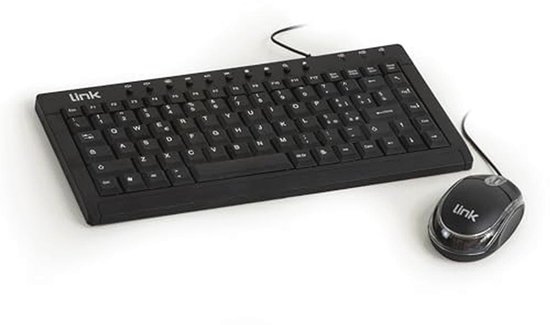 Compact Multimedia USB Toetsenbord met Mini Optische Muis - Draagbaar ...