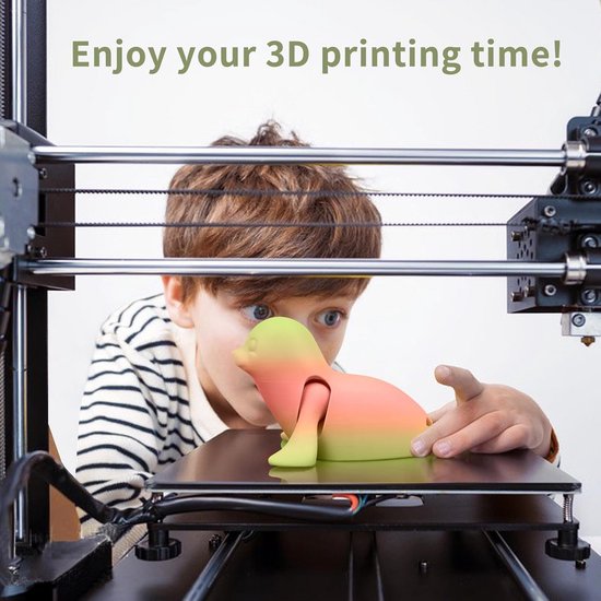 Rainbow PLA+ Filament 1.75mm voor 3D Printer - Hoge Precisie Macaron ...